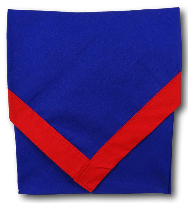 Cub & Scout Necker In Royal Blue With Red Border | Albert Prendergast